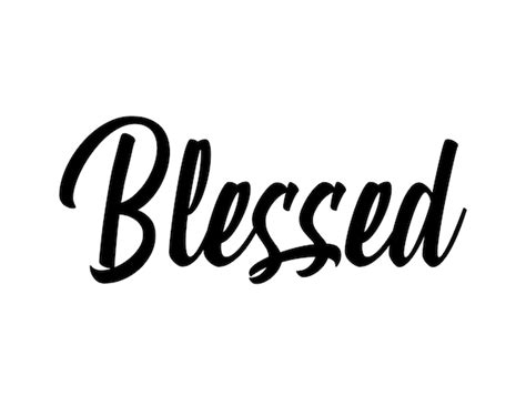 Svg Clipart Blessed Cutting Machine Art Instant Download Etsy