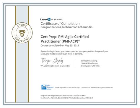 Agile Certified Practitioner Pmi Acp Ppt