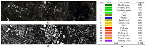 Original Hsi Lidar Based Dsm And Number Of Samples In Houston Dataset Download Scientific