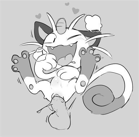 Rule 34 Female Feral Male Meowth Nintendo Paperclip Artist Penis Pokémon Species Pokemon