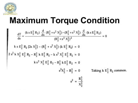 Lect No 4 Torque Equation 3 Ph Im Converted Pptx
