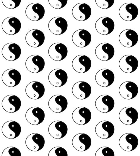 Premium Vector Ying Yang Pattern