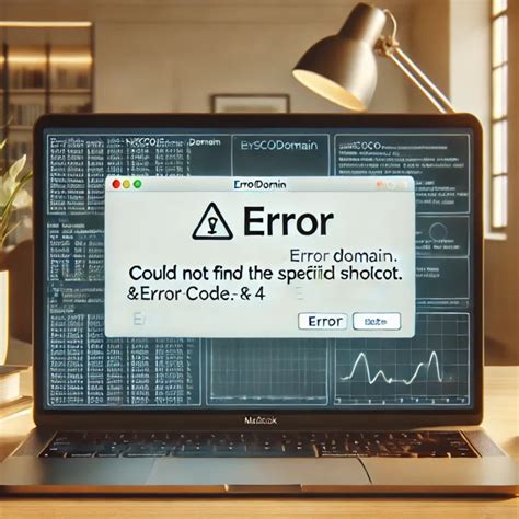 how to fix errordomain nscocoaerrordomainanderrormessage could not find