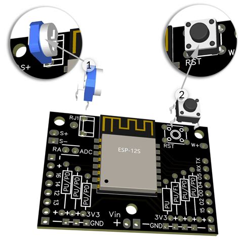 Ei Ot Esp8266 Esp 07s Tasmota Espeasy 5 12v Entwicklerplatine Development Board Kit Ei Otde