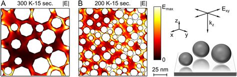 Electric Field Distributions Calculated At The Plasmonic Resonances