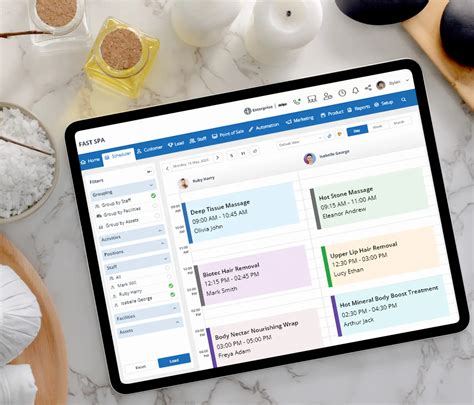 Spa Software With A Scheduling System Day Spa