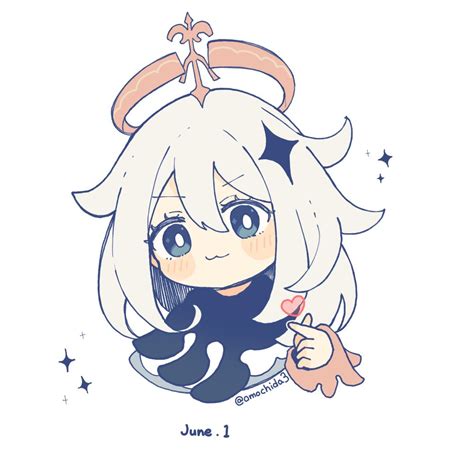 Paimon Genshin Impact Drawn By Mochida Danbooru