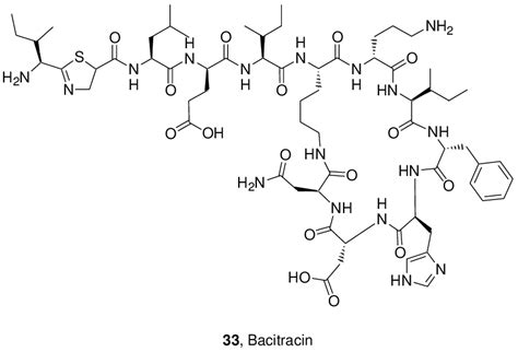 32 Structure Of Bacitracin 33 Download Scientific Diagram