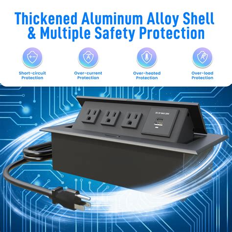 Conference Table Power Outlet Pd20w Type C Fast Charging