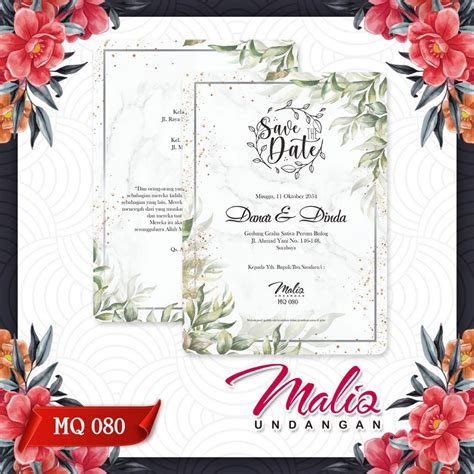 Jual [cod] Blangko Maliq 80 Free File Setting Coreldraw Maliq80 Blangko Undangan Kosongan