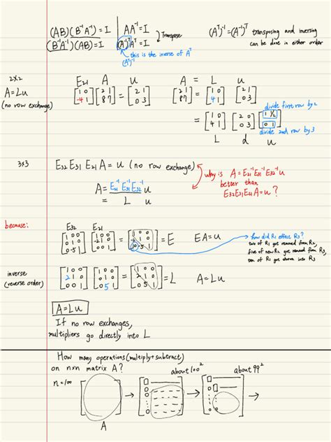 Linear Algebra Lecture 4 Pdf Mathematics Algebra
