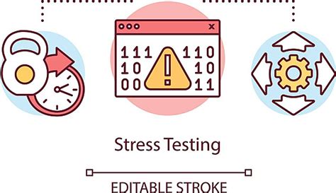 Stress Testing Icon For Software Development Isolated Vector Illustration Vector Digital Idea