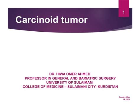 Carcinoid Tumor Ppt Endocrine And Metabolic Diseases Diseases And Conditions