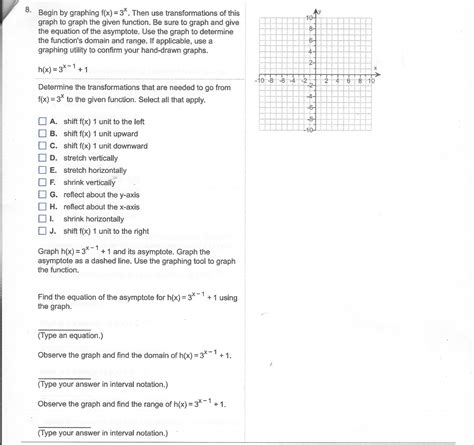 Solved Begin By Graphing F X Then Use Chegg Com