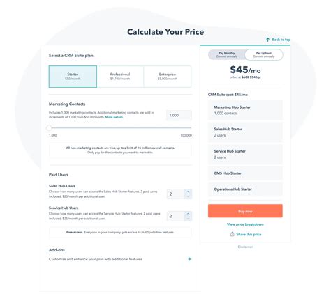 Hubspot Crm Pricing Review 2025 Plans And Cost Explained Tekpon