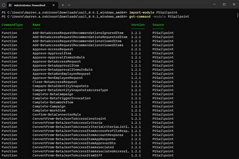 Identitynow Powershell Comand Not Working Isc Discussion And Questions Sailpoint Developer