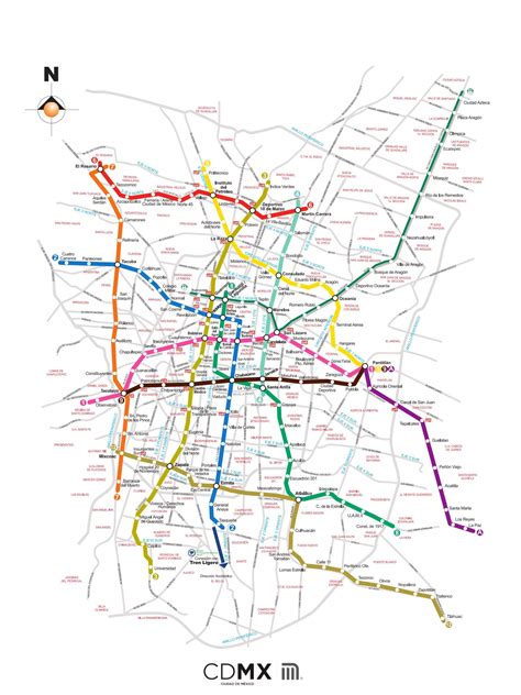 Mapa Del Metro Ciudad De Mexico Lineas Del Metro Cdmx Linea 5 Del