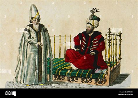 The Ottoman Sultan And The Great Vizier Castellan Antoine Laurent