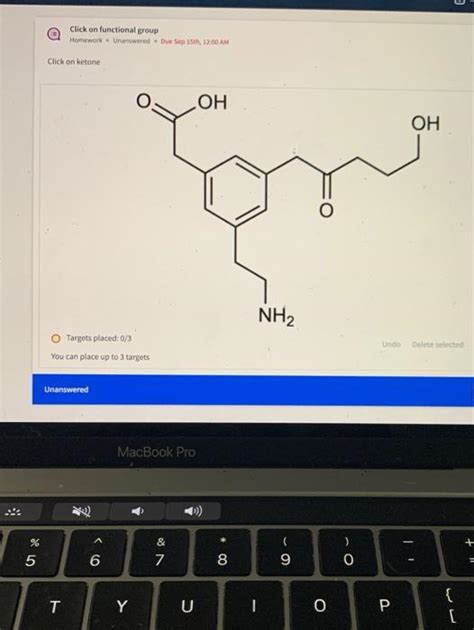 Solved Click On Functional Group Homework Unanswered Due