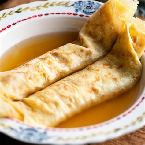 Crespelle In Brodo Cheese Crepes In Broth Inside The Rustic Kitchen