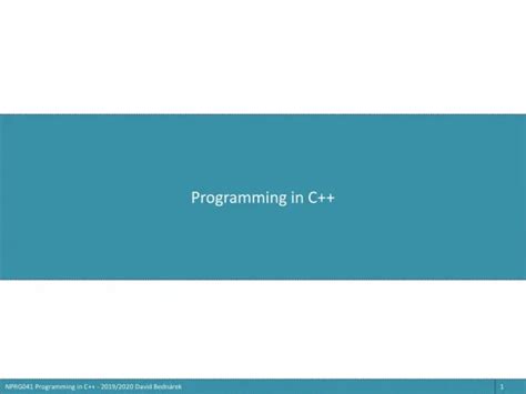 PPT Programming In C PowerPoint Presentation Free Download ID 6971237