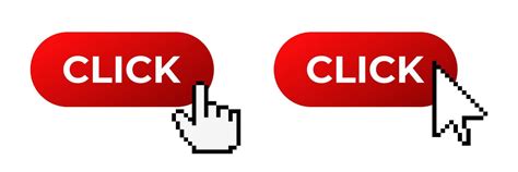 Click Cursor Button Computer Mouse Pointer Vector Art At Vecteezy