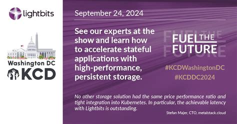 Lightbits Labs On Linkedin Kcdwashingtondc Kcddc2024