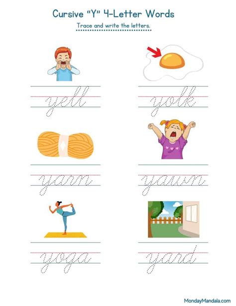10 Cursive Y Worksheets Free Letter Writing Printables