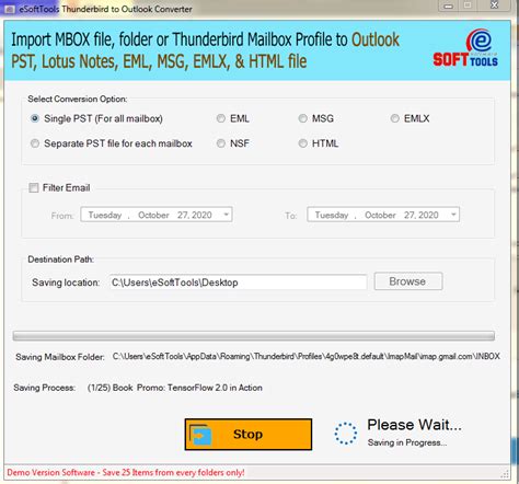 How To Convert Thunderbird Mail To Outlook Pst File