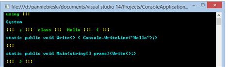 Roslyn Kompilator Net Syntax Trees