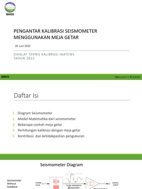 Pengantar Kalibrasi Seismometer Menggunakan Meja Getar Pdf Electrical Engineering Electronics Pengantar Kalibrasi Seismometer Menggunakan Meja Getar Pdf Electrical Engineering Electronics
