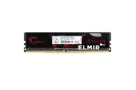 Модуль памяти Ddr4 16gb 3200mhz G Skill Aegis F4 3200c16s 16gis