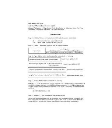 API Spec 11AX Addendum 1