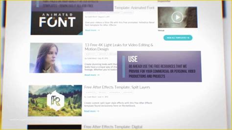 42 Website Promo After Effects Template Free Heritagechristiancollege
