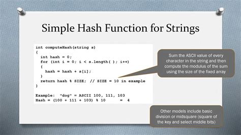 Comp 53 Week Eleven Hashtables Ppt Download
