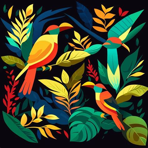 Premium Vector Exotic Bird Vector Graphics