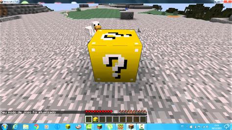 Minecraft Mods Nova Serie Bloco Do Mario Lucky Block Mod Youtube