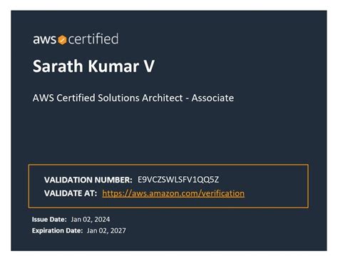 sarath kumar v on linkedin aws awscertified cloudarchitect solutionsarchitect