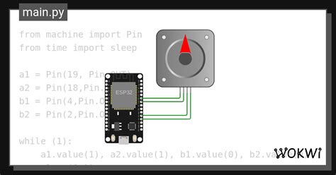 Motor A Pasos Esp Wokwi Esp32 Stm32 Arduino Simulator