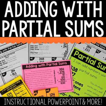 Adding With Partial Sums Three Digit Numbers By Mandy Gregory TpT