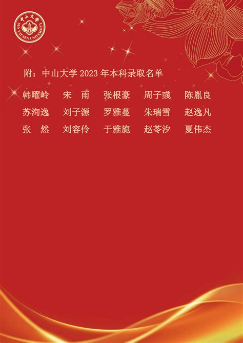 喜报：中山大学祝贺我校学子新生录取——重庆市第八中学校