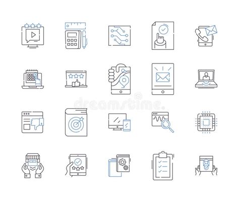 Devops Outline Icons Collection Automation Collaboration Agile Tools Cloud Ci Cd