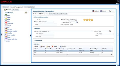 Introduction To The Adf Sample Application