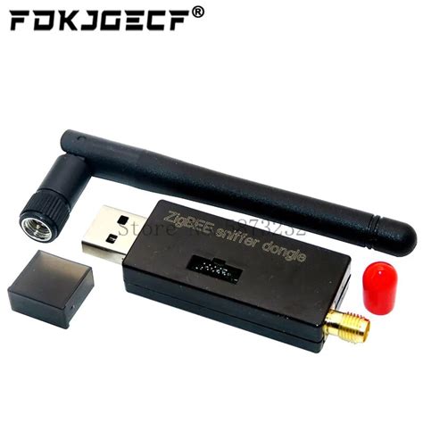 Wireless Zigbee CC CC Sniffer Bare Board Packet Protocol Analyzer USB Interface Dongle