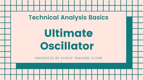 Ultimate Oscillator Technical Analysis Basics Trading Indicator