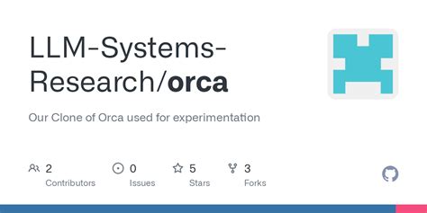 github llm systems research orca our clone of orca used for