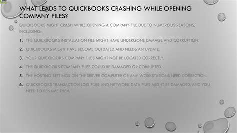 PPT An Effective Way To Troubleshoot QuickBooks Crashes When Opening Company File PowerPoint