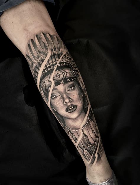 Native American Female Tattoos