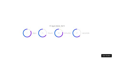 React Countdown Circle Timer Examples CodeSandbox