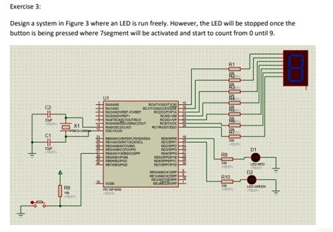 Exercise Design A System In Figure Where An LED Chegg Com